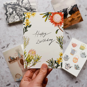 Happy Birthday Botanical Greeting Card – wwfsa