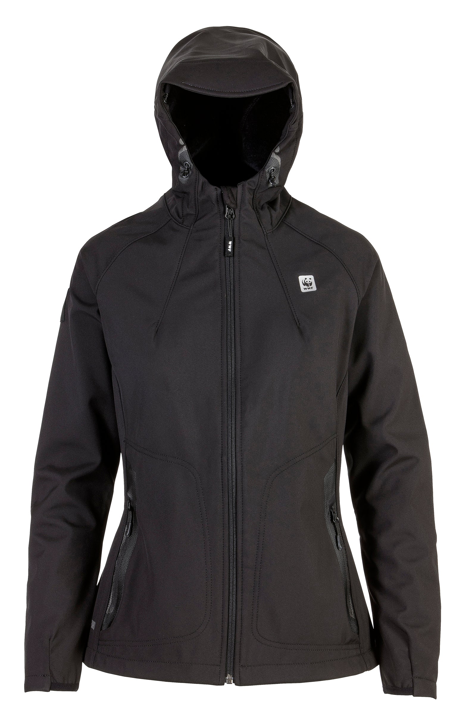 WOMENS BLACK LEOPARD SOFTSHELL – wwfsa